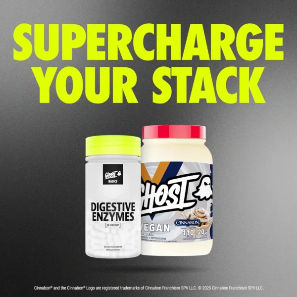 GHOST BASICS DIGESTIVE ENZYMES, 90 Servings