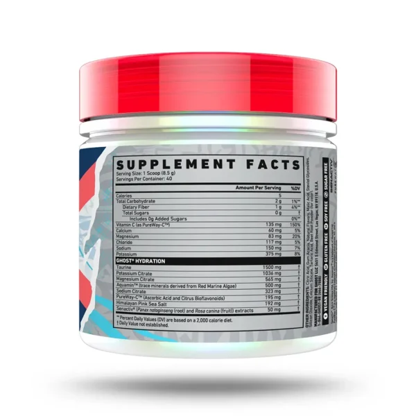 GHOST Hydration, 40 Servings, Electrolyte Powder